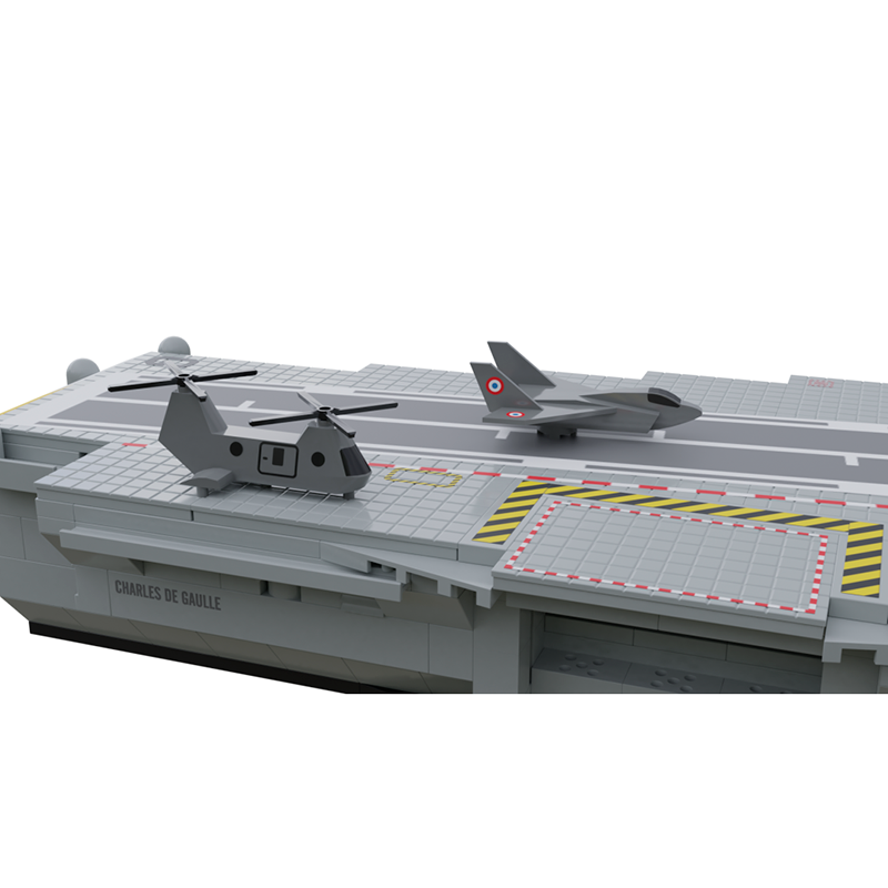 Portaviones Charles De Gaulle TENTE | 964 Piezas - TodoBloque